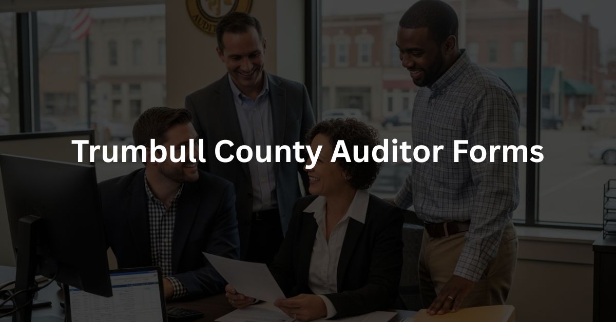 Trumbull County Auditor Forms